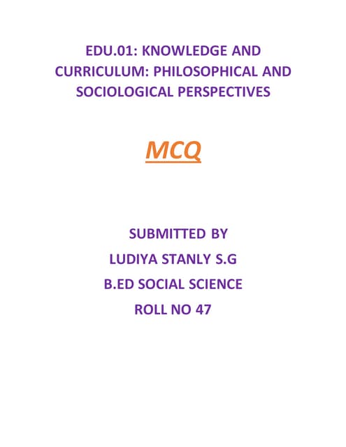 PPT SPSC Lecturer Education solved MCQs (2012-13) | PPT