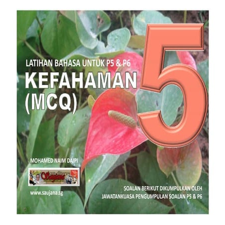 LATIHAN BAHASA MELAYU PSLE - KEFAHAMAN MCQ 05 | PDF
