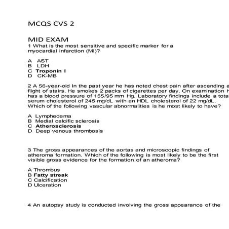 Mcqs cvs 2 | DOCX
