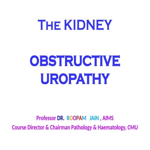 MULTIPLE CHOICE QUESTIONS OF OBSTRUCTIVE UROPATHY.pptx