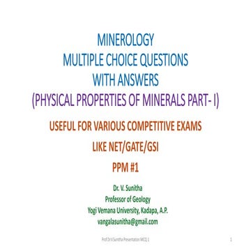 MCQs Physical Properties of Minerals part 1.pptx