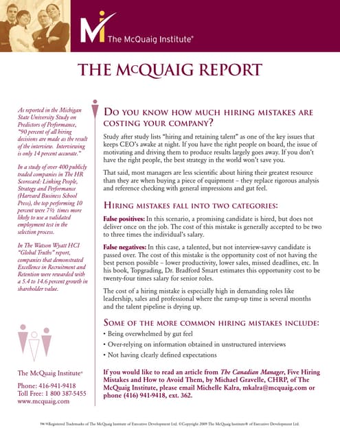 Mc Quaig Word Survey Overview | PDF