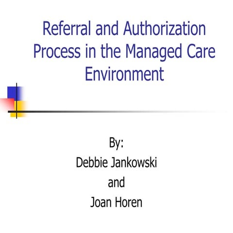 Referral vs. Authorization: Understanding the Key Differences in Healthcare | DOCX