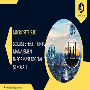 Pembuatan Microsite-S.Id - Solusi Efektif Digitalisasi Sekolah.pptx