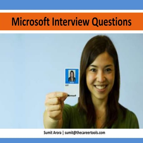 Microsoft interview questions Microsoft sde sdet jobs Microsoft Careers ...