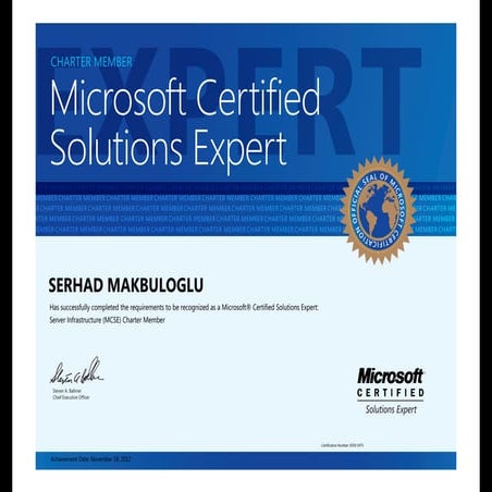 Microsoft Certified Solutions Expert (MCSE): Windows Server 2012 | PDF | IT and Internet Support ...