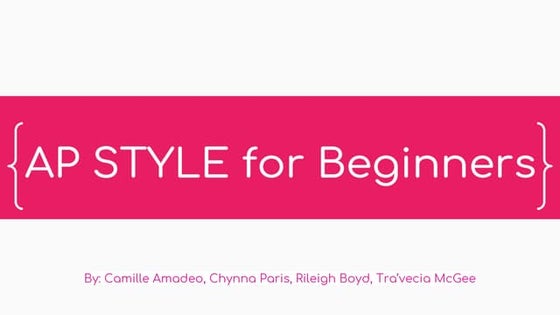 Copy-editing NewSymbols and AP Style.ppt | College Football | College ...