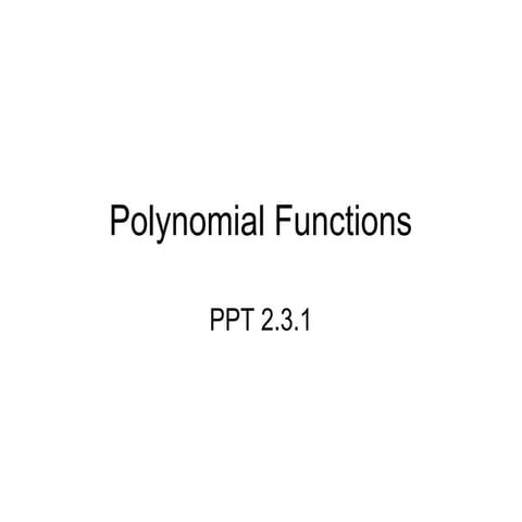 Polynomial.ppt grade 9, Mathematics Algebra | PPT