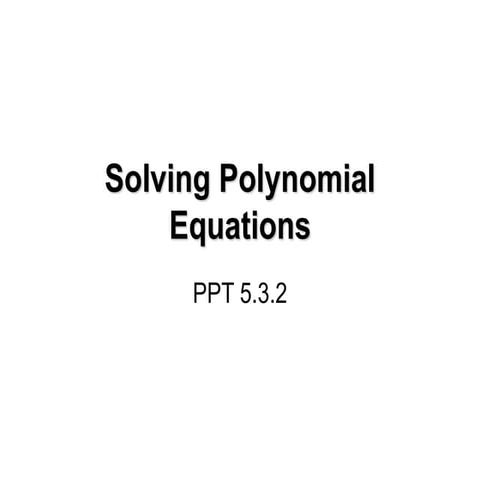 MCT4C-U3L3PPT2.ppt solving quadratic equation | PPT