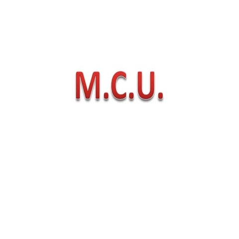 Mcu introducción | PPTX