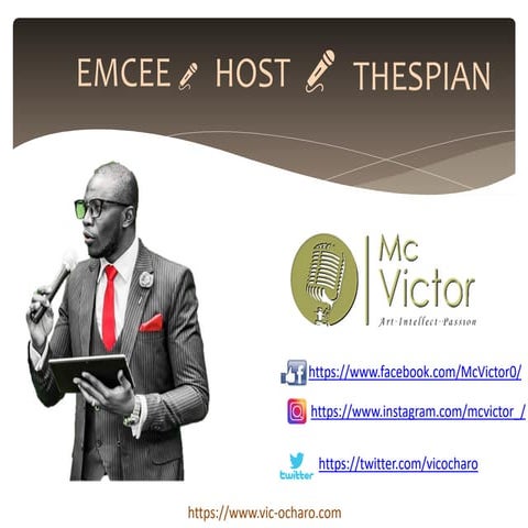 Mc victor profile | PPT
