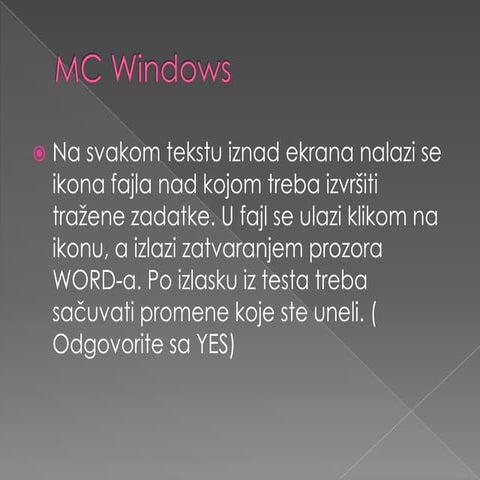 Mc windows | PPTX