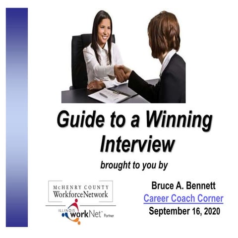 Guide to a Winning Interview | PPT