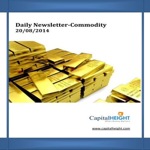 Mcx Commodity Market Tips & Report by Money CapitalHeight | PDF