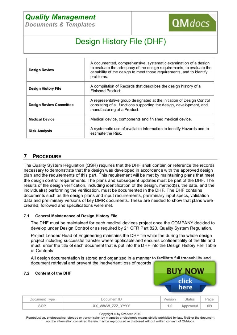 Md 002-design-history-file-dhf-sop-2.0