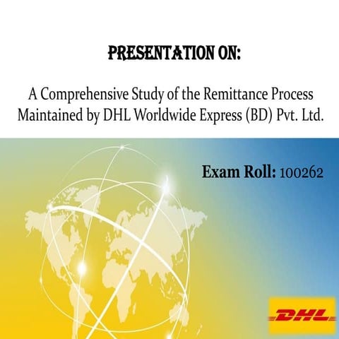 Dhl Bangladesh Remittance Procedure | PPTX