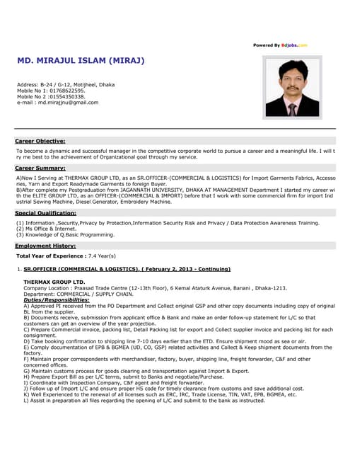 Resume Of Md. Masud Rana | PDF