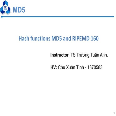 Md5 Hash Functions And Ripemd160 Pdf
