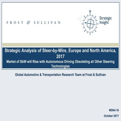 MD64 - SbW.PDF steer by wire maket study | PDF