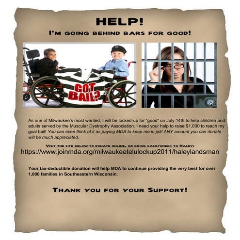 MDA Jail 'N Bail Poster | DOC