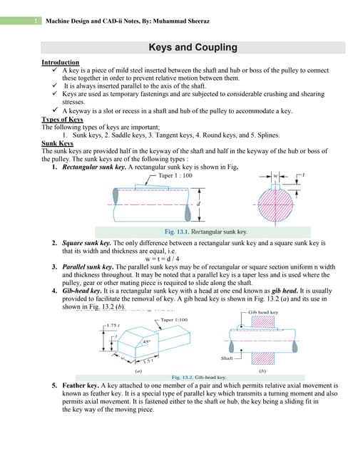 machine design lecture topic 2.0-Keys.pdf