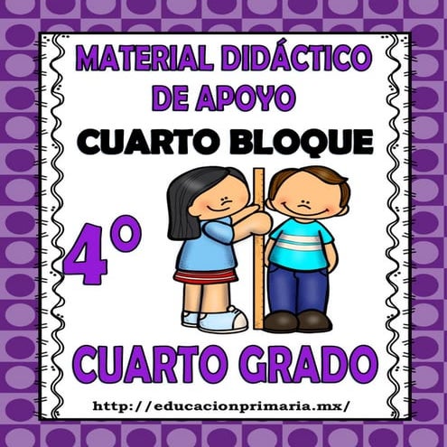 MATERIAL DIDACTICO DE APOYO 4º GRADO | PDF
