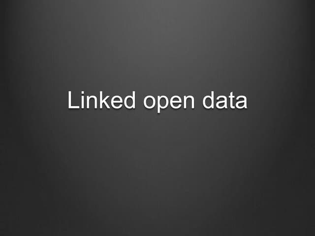 Linked Open Data And Semantic Web Ppt 7389