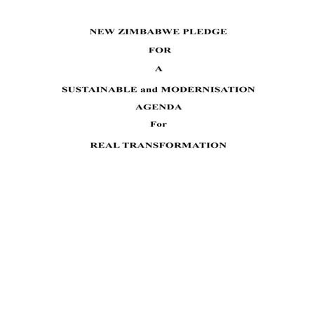 MDC Alliance 2018 Elections Manifesto - SMART | PDF