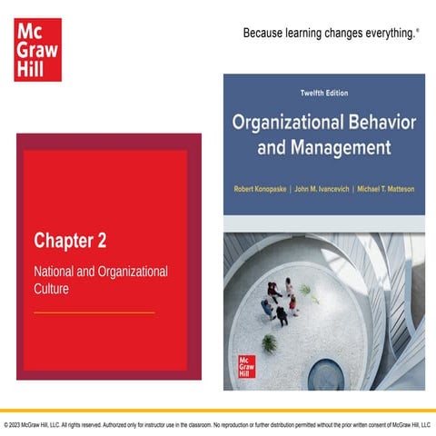 NATIONAL AND ORGANIZATIONAL CULTURE IN DETAIL FOR OB. | PPTX