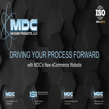 New Website Guide - MDC Vacuum Products, LLC | PPTX