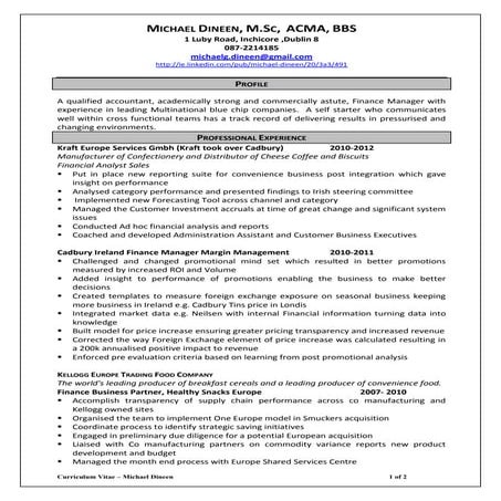Peter Harper CV -( 2016 ) | DOC