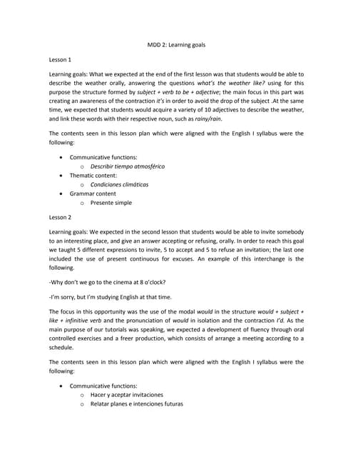 Activities to work with SDL lesson plan | DOCX