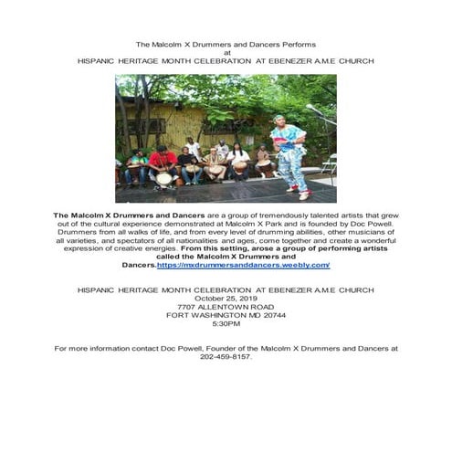 Mdd october 25th flyer | PDF