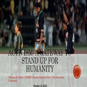 Activism: A Gateway to Stand Up for Humanity | PPT