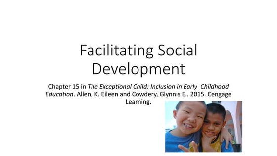 The role of parents and teachers in teaching Social skills to children ...