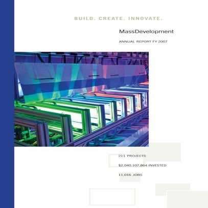 MassDevelopment FY2007 Annual Report | PDF