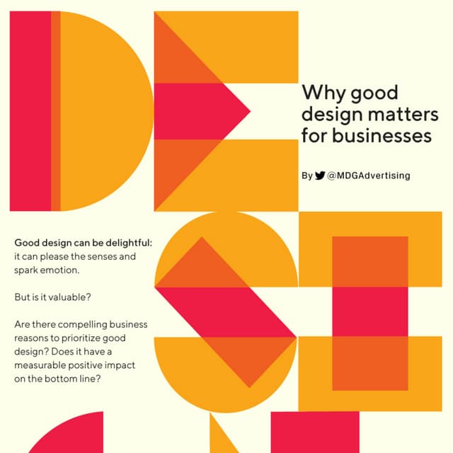 Why Good Design Matters for Businesses [Infographic] | PDF
