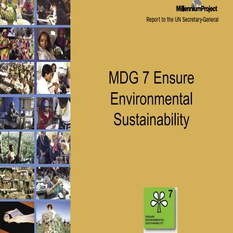 Mdg 7 ensure environmental sustainability | PPT