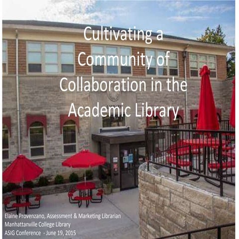 Cultivating a community of collaboration in the academic library | PPT