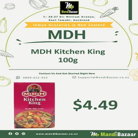 MDH Kitchen King 100g - Mandi Bazaar | PDF