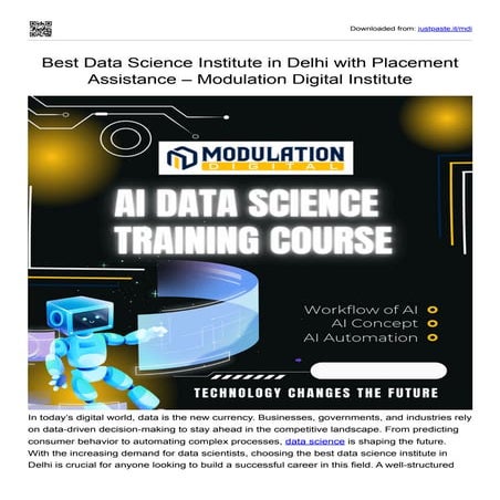 Best Data Science Institute in Delhi: Top Courses & Career ...