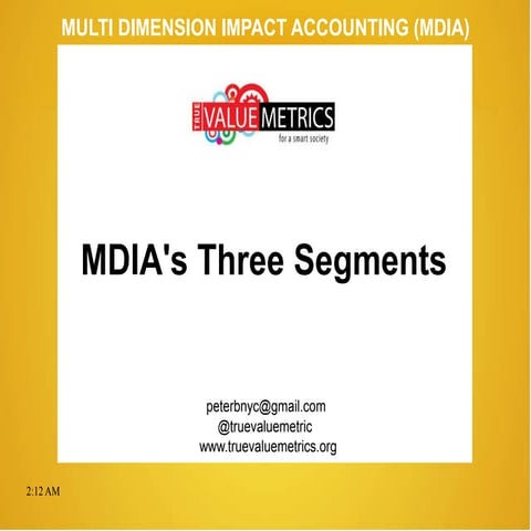 MDIA's Three Segments (140517) | PPT | Environment | Science
