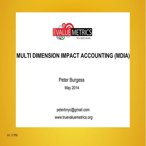 MDIA - PRESENTATION C - 140514 (work in progress) | PPT