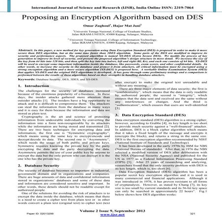 Proposing An Encryption Algorithm Based On Des Pdf 4097