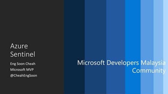 Microsoft Azure Sentinel | PPT