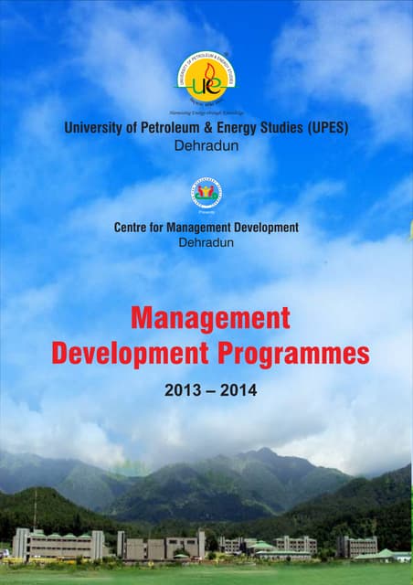 Management Development Programs Schedule 2016 | PDF
