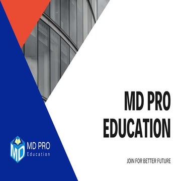 Mdpro education provides best computer course | PPT