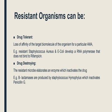 MDR Multi Drug Resistance Bacteria AntiMicrobial & Chemotherapeutics.pptx