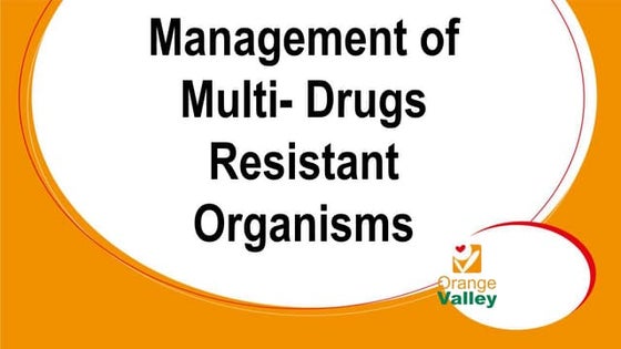 Poster multidrug resistant organisms (mdr os) | PPTX | Infectious ...