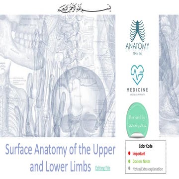 Surface marking upper limb | PPTX